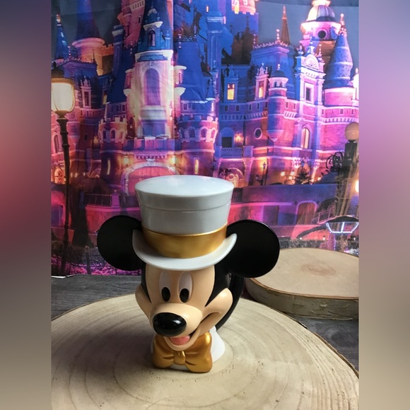 Disney | Dining | Disney On Ice Mickey Mouse Mug Sipper Top Hat White ...